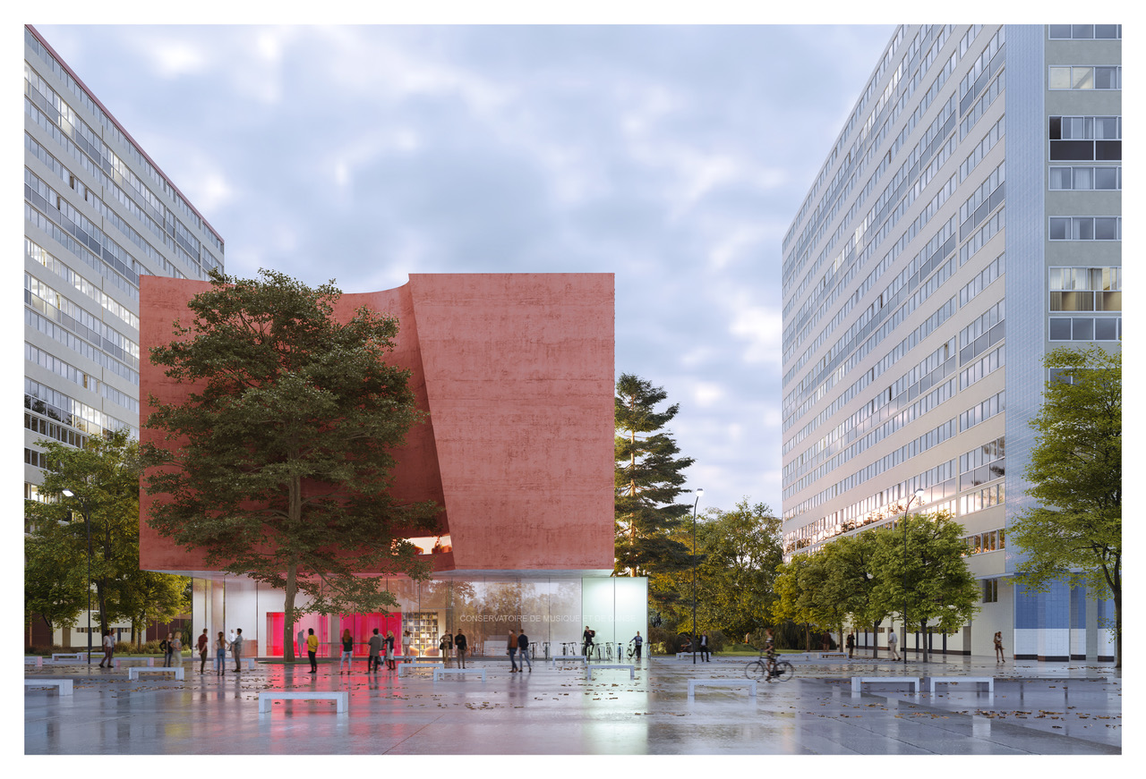 Visite du futur conservatoire de Massy avec ses habitants | Paris Sud ...